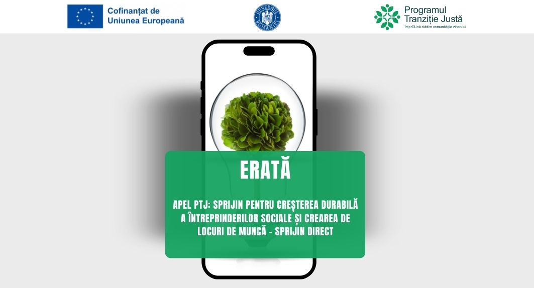 Erată Ghid întreprinderi sociale - sprijin direct | PTJ